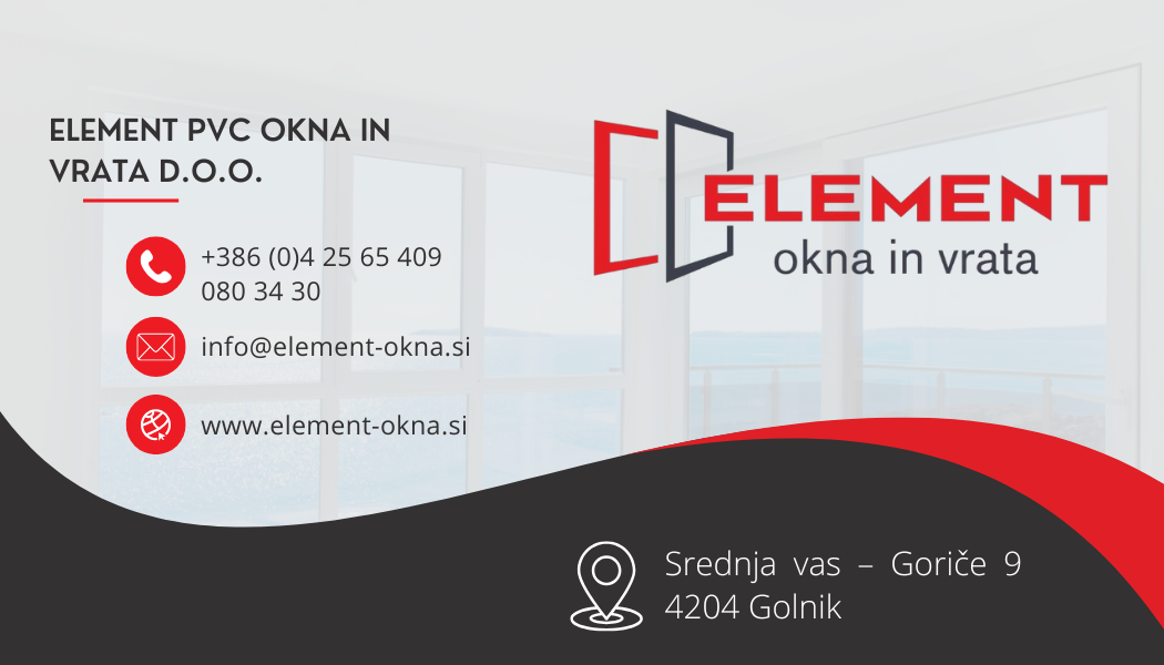 ELEMENT PVC OKNA IN VRATA d.o.o. - okna in vrata izdelana v Sloveniji ...